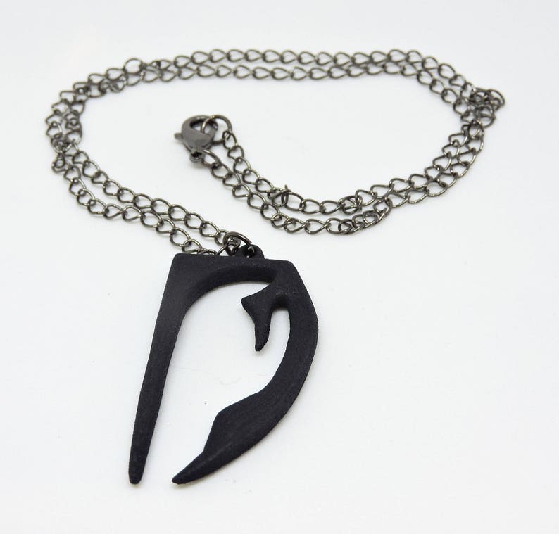 Daedric Alphabet 3D Printed Necklace Elder Scrolls Inspired - Etsy