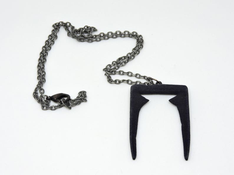 Daedric Alphabet 3D Printed Necklace Elder Scrolls Inspired | Etsy