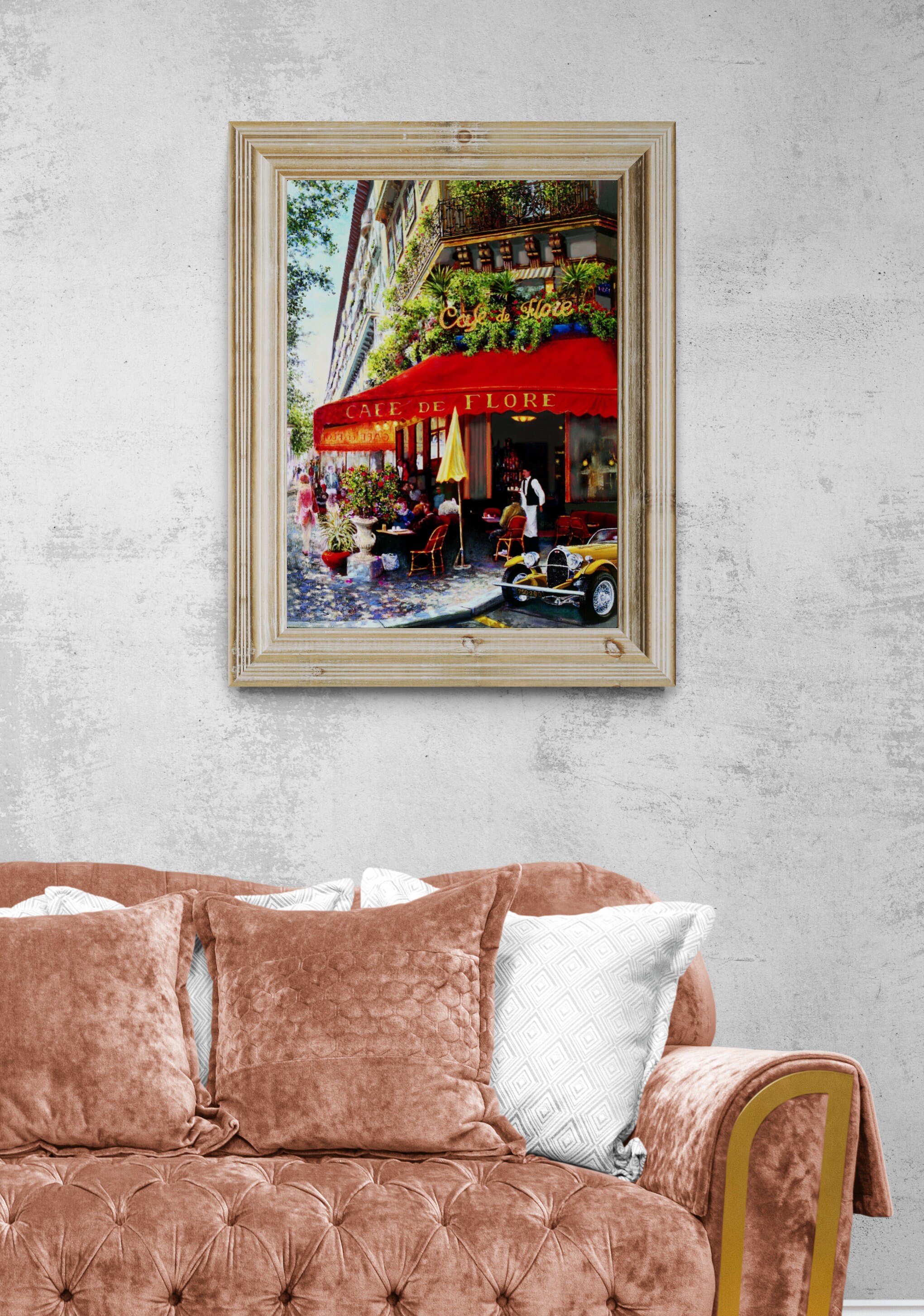 Paris Cafe Painting, Paris, Paris Art Print, Paris Painting, French ...