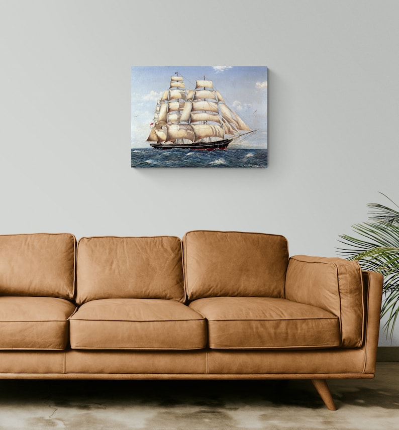 Cutty Sark in All Her Glory. Signed , Numbered Canvas Print, Nautical ...