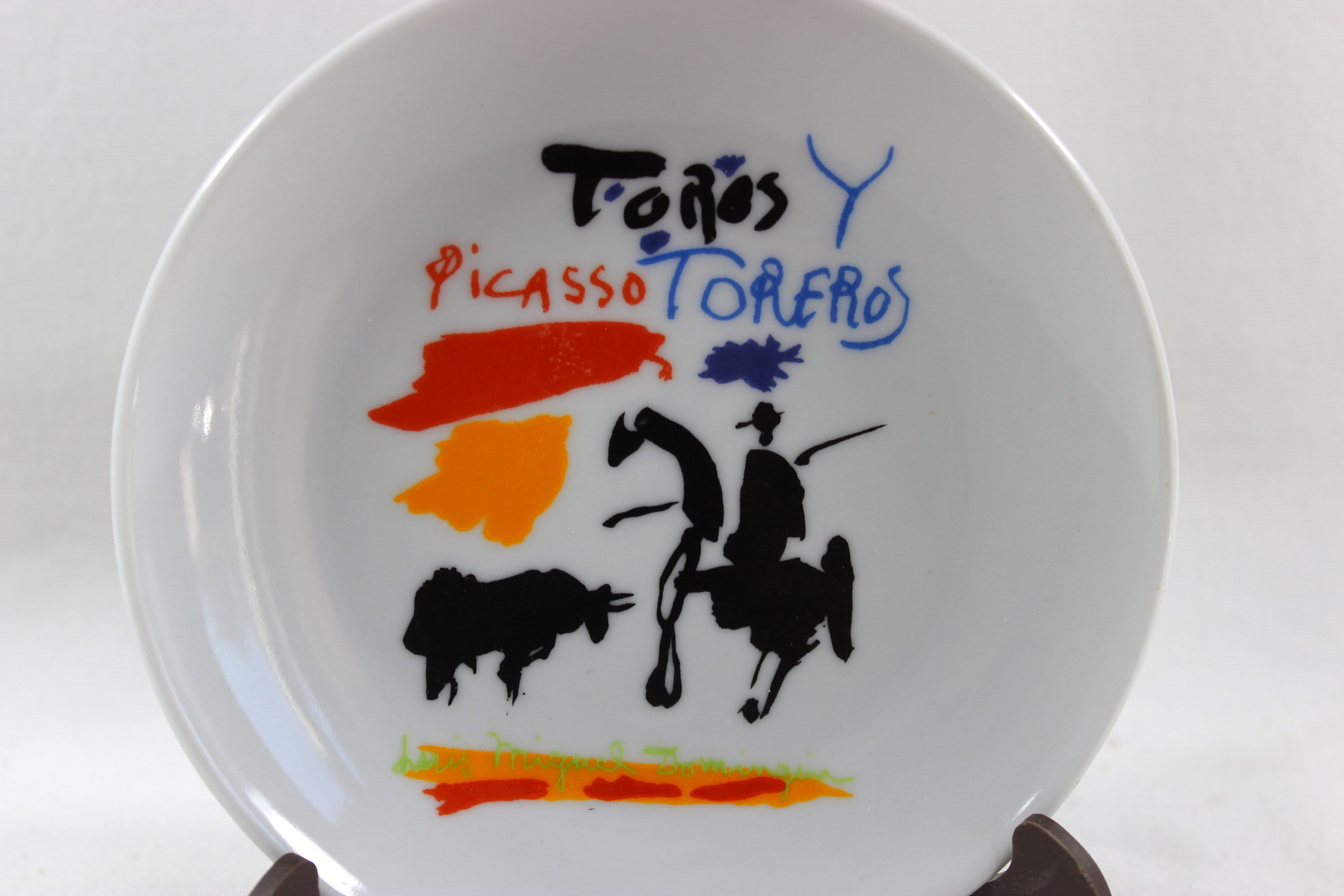 Picasso Toros Y Toreros Small Plate With Stand - Etsy