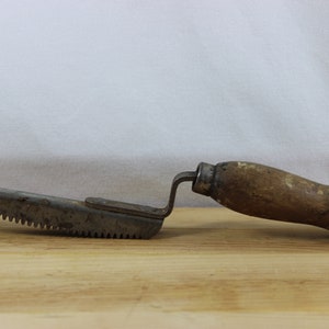 Vintage Fish Scaler With Wood Handle - Etsy