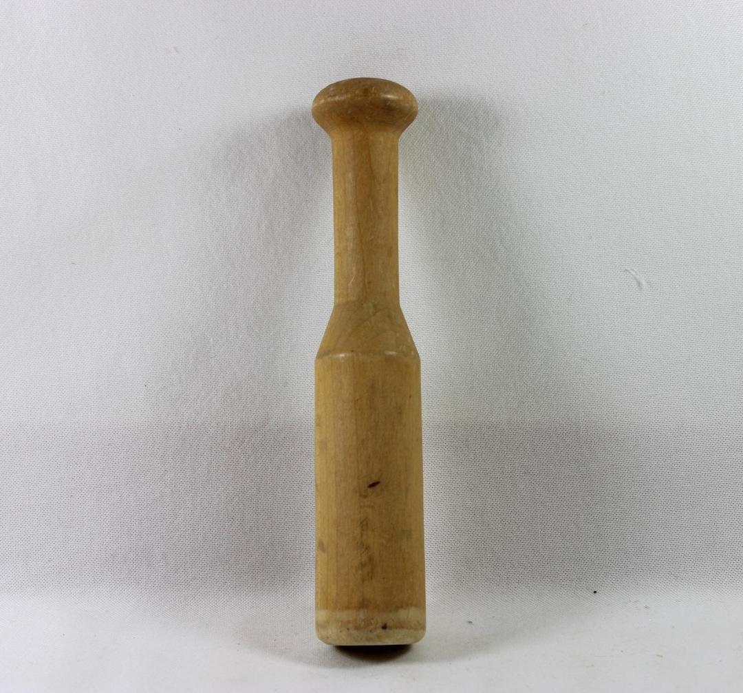 Vintage Small Wood Masher Pounder Herb Grinder Pestle - Etsy