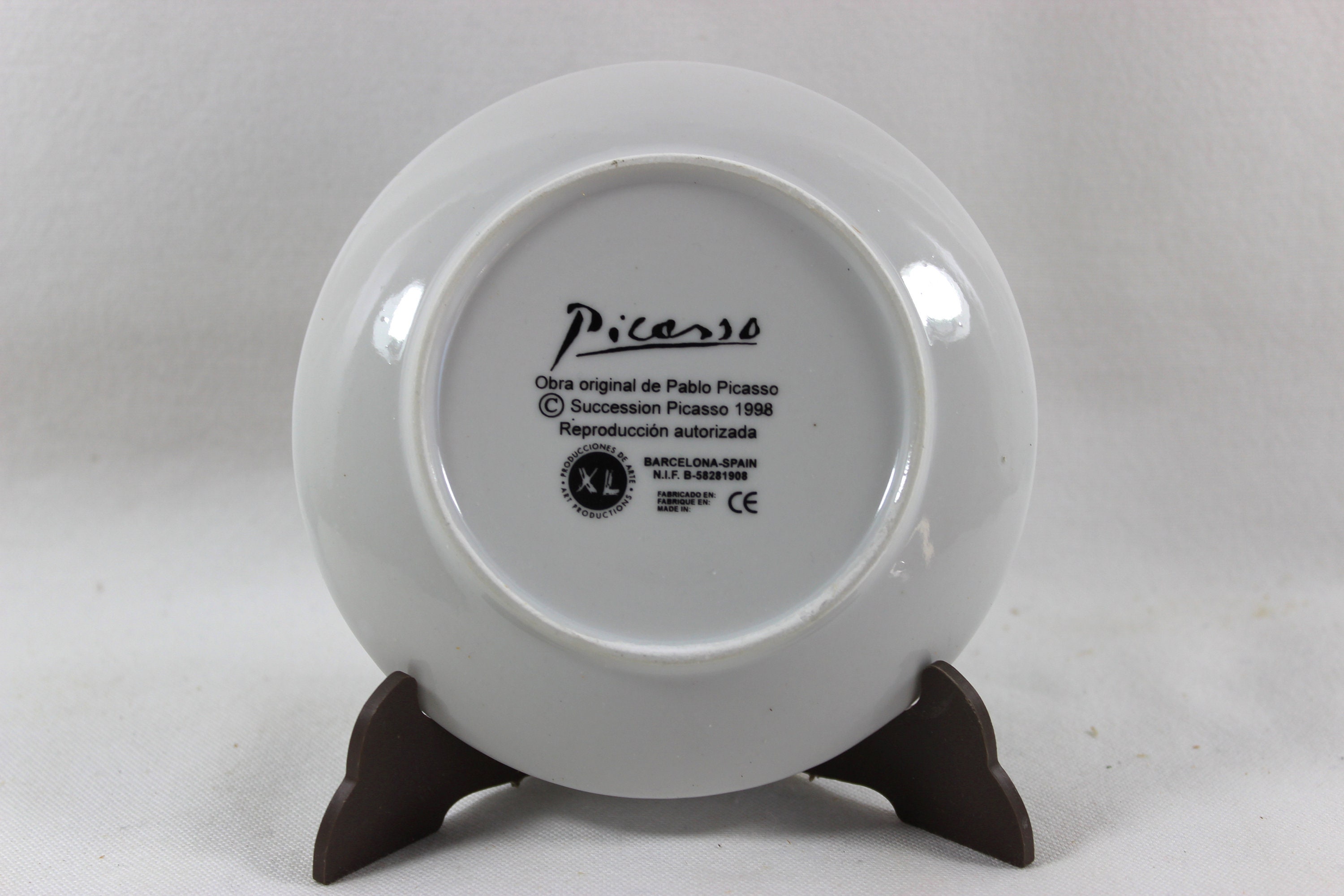 Picasso Toros Y Toreros Small Plate With Stand - Etsy