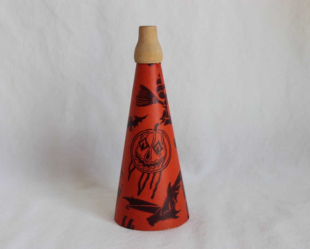 Vintage Halloween Lithoed Paper Over Cardboard Noisemaker Horn - Etsy
