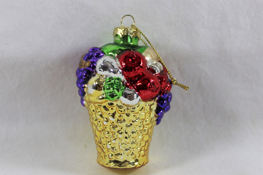 Thomas Pacconi Classics Museum Series Basket of Fruit Christmas Tree ...