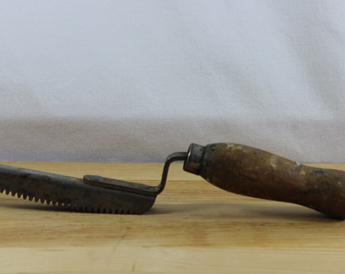 Vintage Fish Scaler With Wood Handle - Etsy