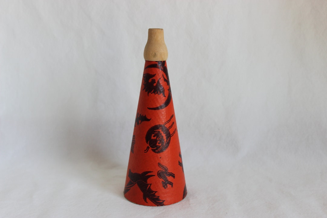 Vintage Halloween Horn Noisemaker Lithoed Paper Over Cardboard - Etsy