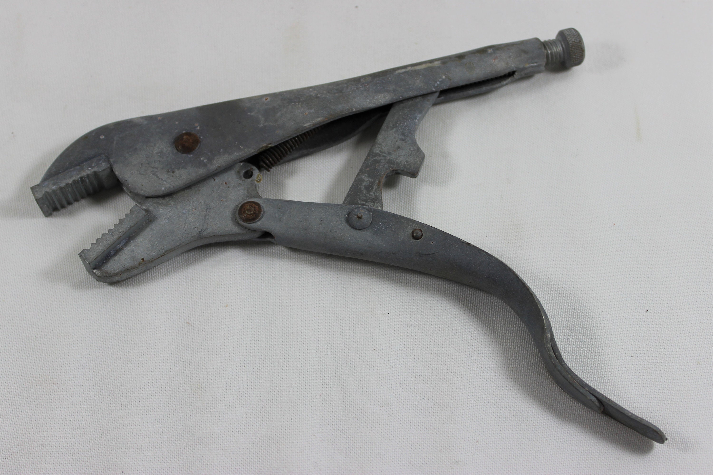 Vintage Tru-cut Lever Jaw Wrench Tool Adjustable Vise Grip - Etsy