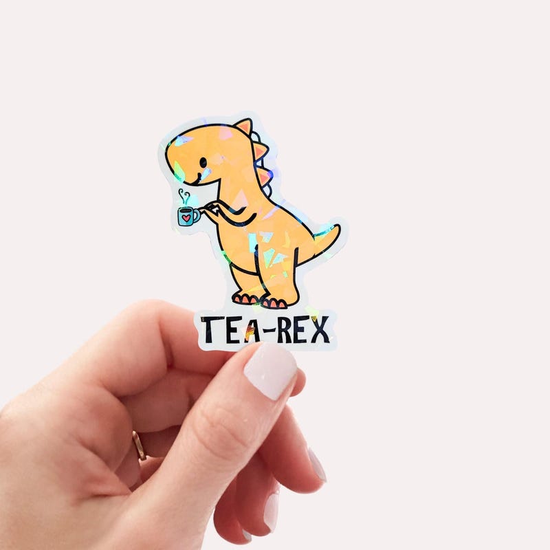 Tea Rex - Etsy