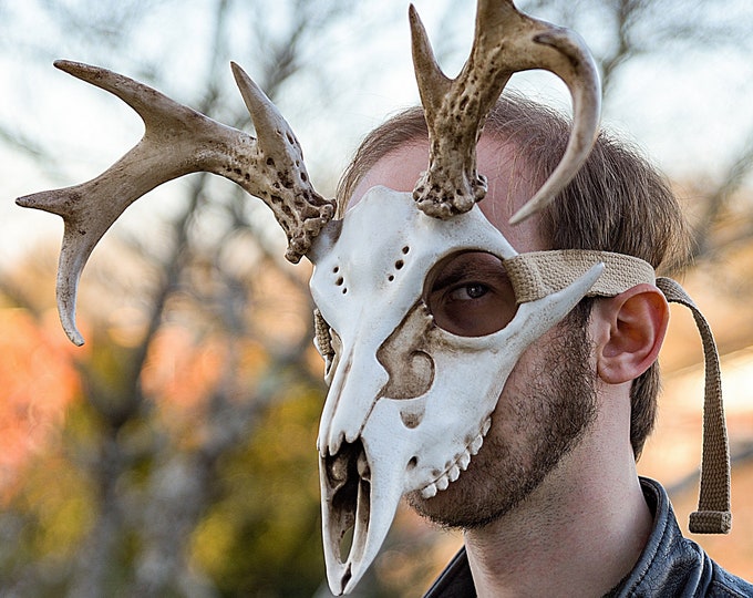 Cervine Skull Mask - Etsy