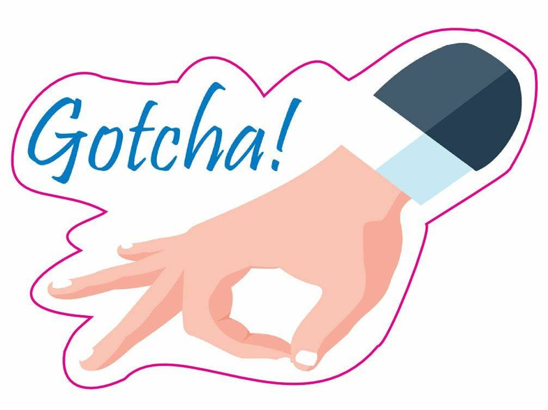 Gotcha! Circle Game the Decal - Etsy