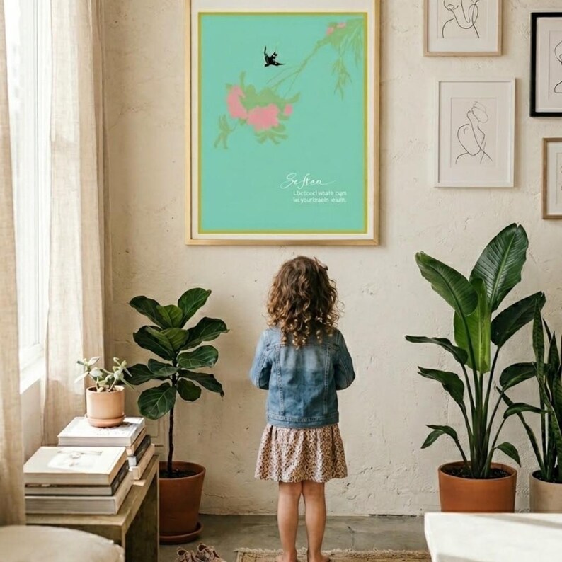 Mindful Wall Art | Anxiety Relief Print | Calm Reminder Poster ...