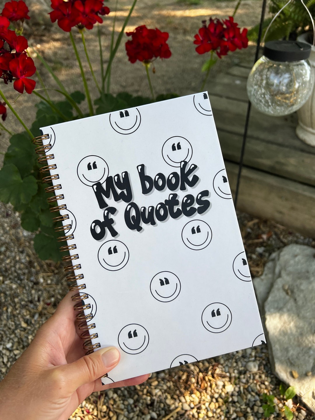 My Quote Book, Hardcover Spiral Notebook - Etsy