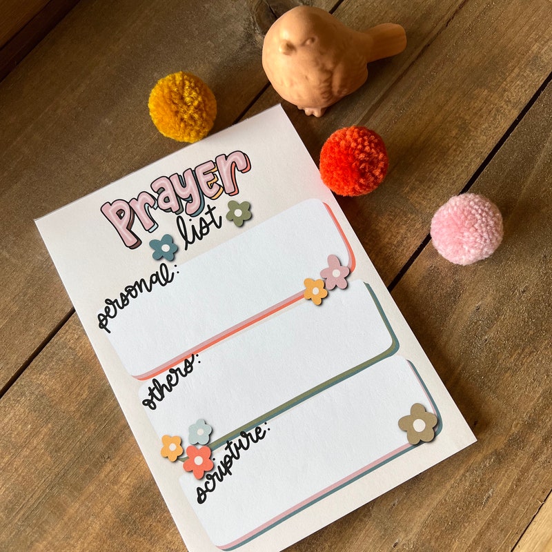 Prayer List - Etsy