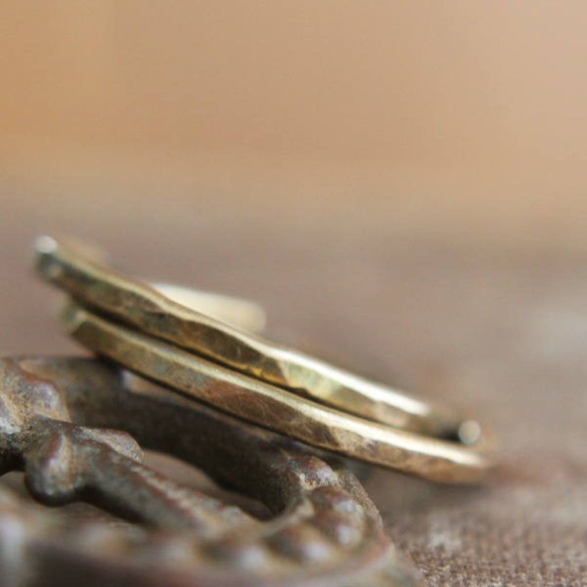 Brass Hoops, Rustic Brass Hoops, Hoop Earrings Brass, Metalwork ...