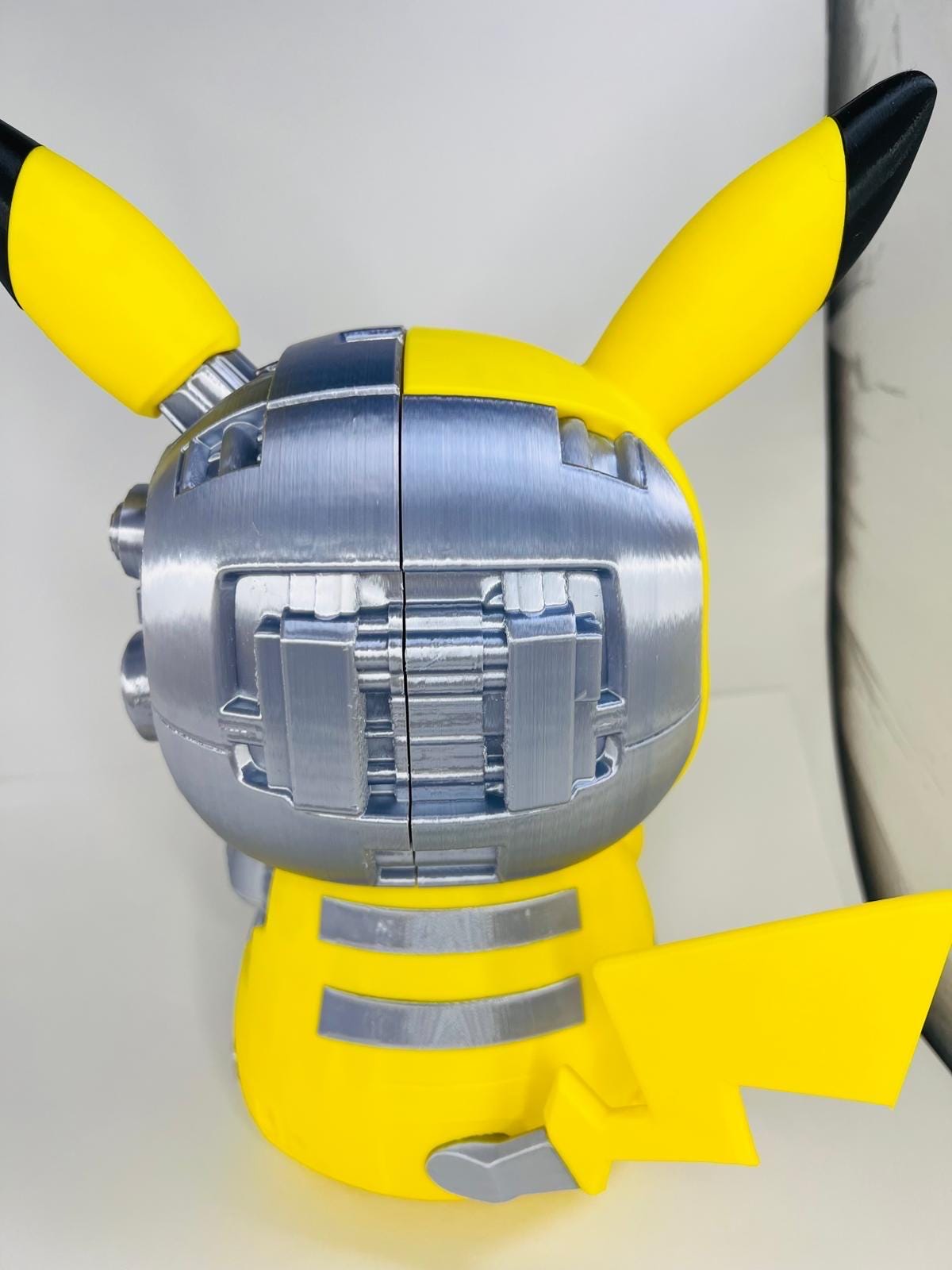 Cyber Pikachu‑inspired 3D Printed Figure | Half Robot Half Creature ...
