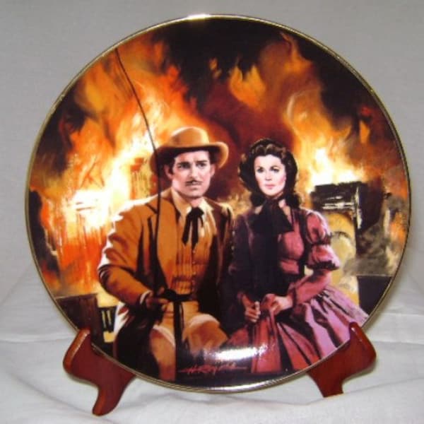 Bradford Exchange Gone With the Wind Plates - Etsy