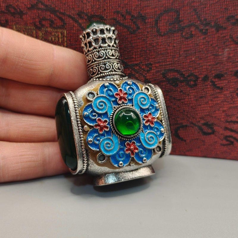 Enamel Antique Snuff Box - Etsy
