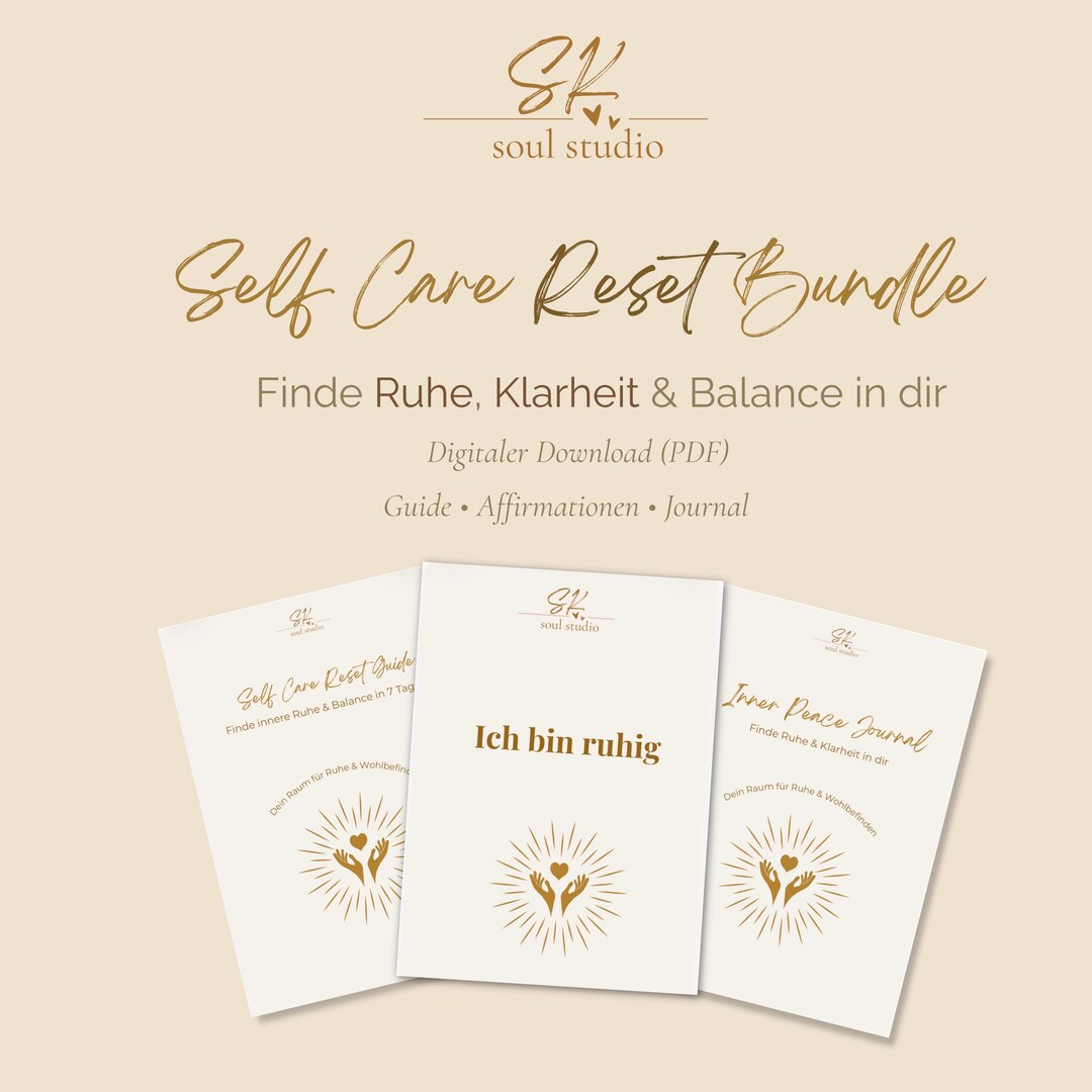 Self Care Reset Bundle: Stressabbau & Innere Ruhe Mit 7-tage-guide ...