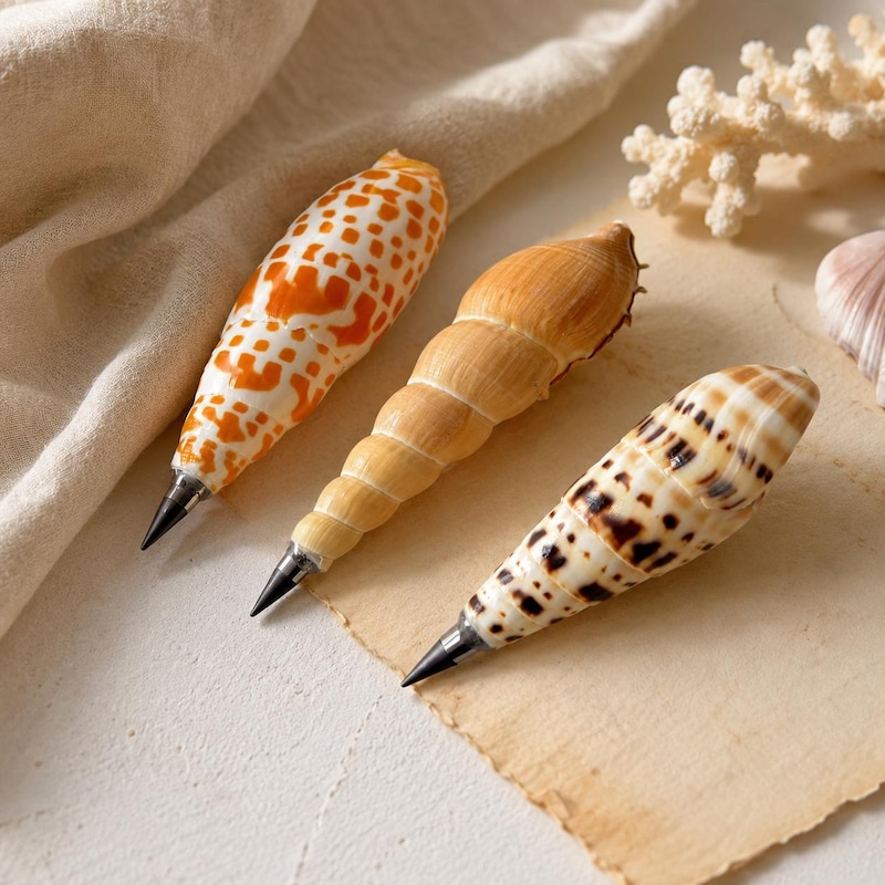 Seashell Pencils - Etsy