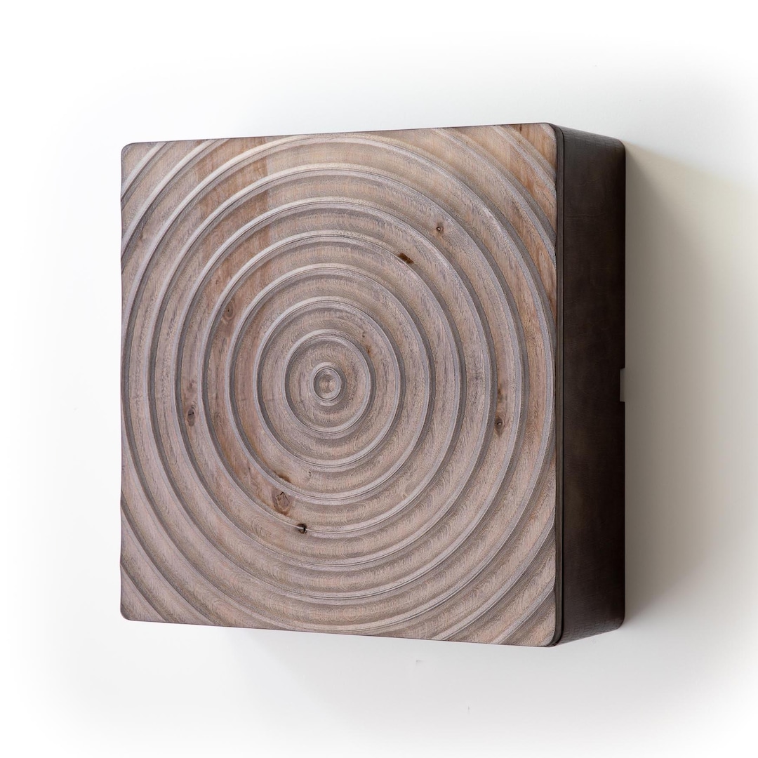 Ripple Carved Wall Mounted Laptop Desk - Space Saving Home Office ...