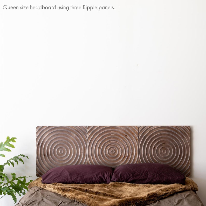 Wood Carved Ripple Wall Panel: 3D Wooden Home Decor - Made in USA - Etsy