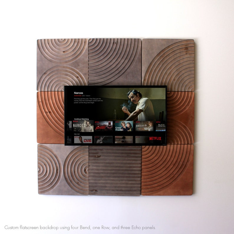 Fluted Wood Wall Panel: Modular Headboard, Made in USA - Etsy