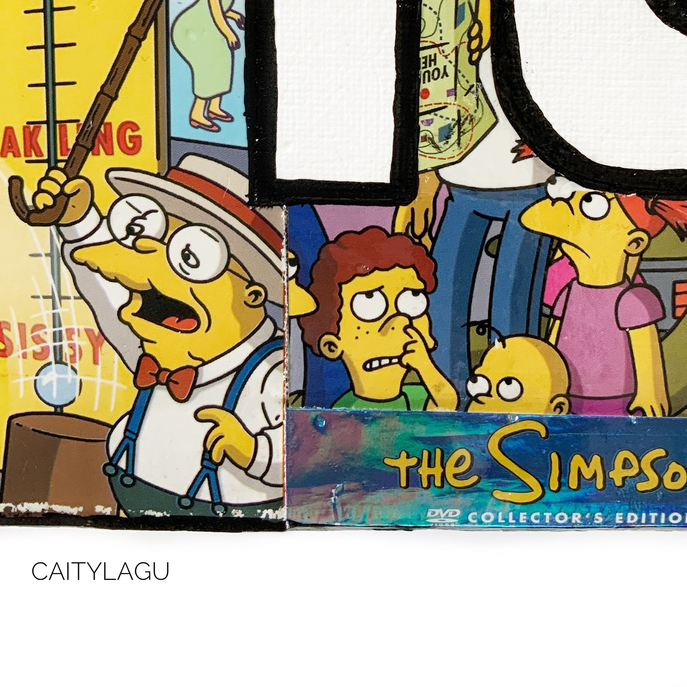 The Simpsons Fan Art Paper Collage - Etsy