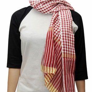 Vietnamese Army Scarf Viet Cong Scarves Khan Ran Plaid Vietnam War Army ...