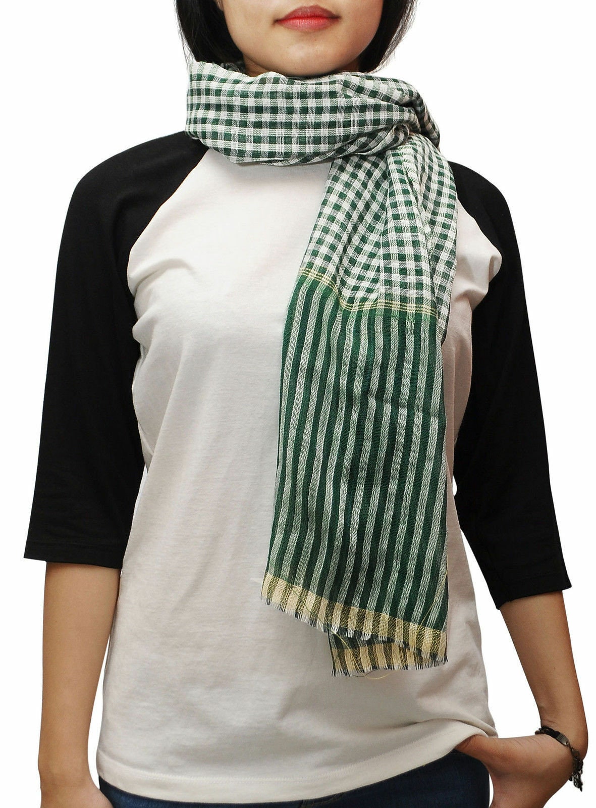 Vietnamese Army Scarf Viet Cong Scarves Khan Ran Plaid Vietnam War Army ...