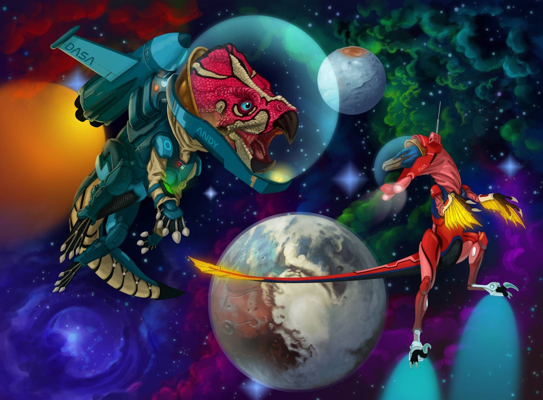 Astronaut Velociraptor