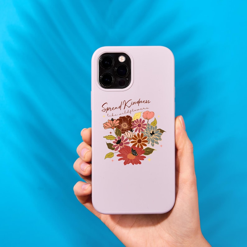 Spread Kindness PNG | Floral Quote Design | Positive Typography Art ...