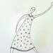 Dancing Wire and Tissue Lady With Flowers Made to Order - Etsy UK