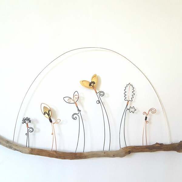 Mixed Media Wire Art - Etsy UK