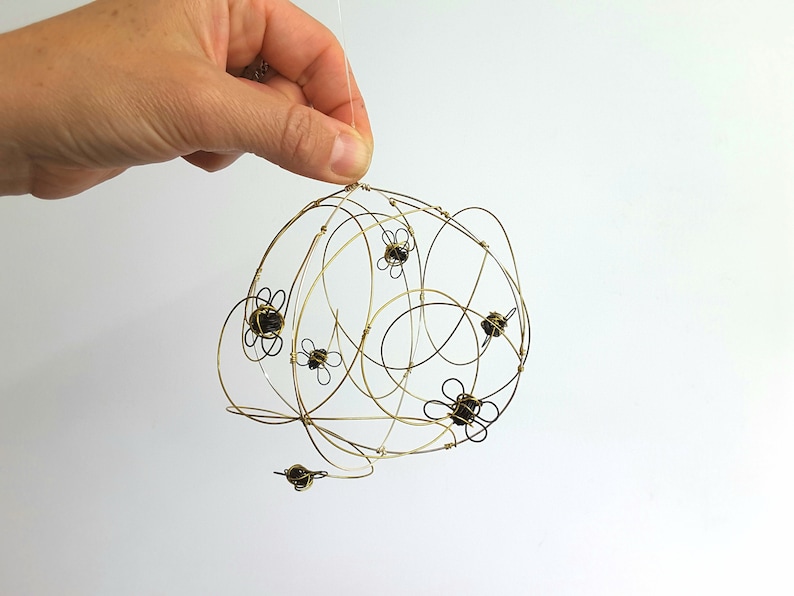 Bee Sculpture Wire Bees Wire Sculpture Wire Bee Art - Etsy