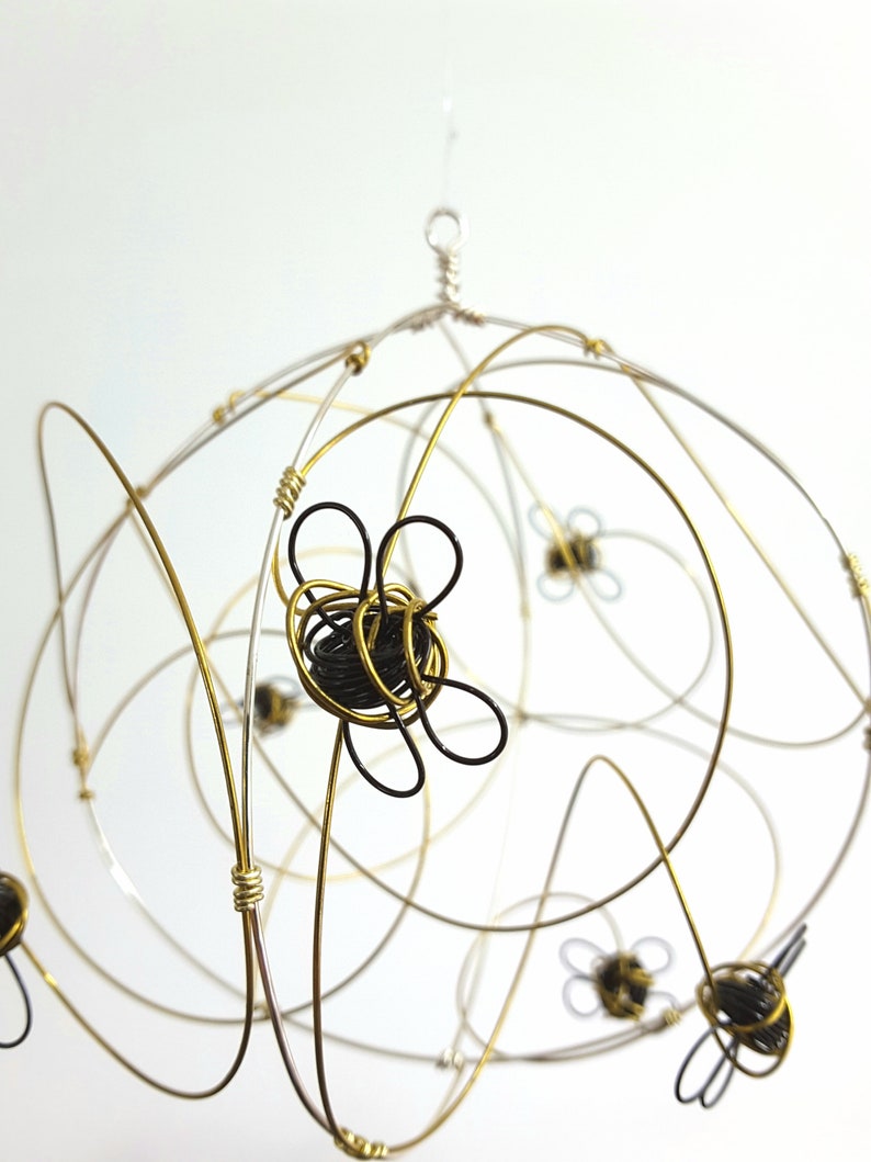 Bee Sculpture Wire Bees Wire Sculpture Wire Bee Art - Etsy