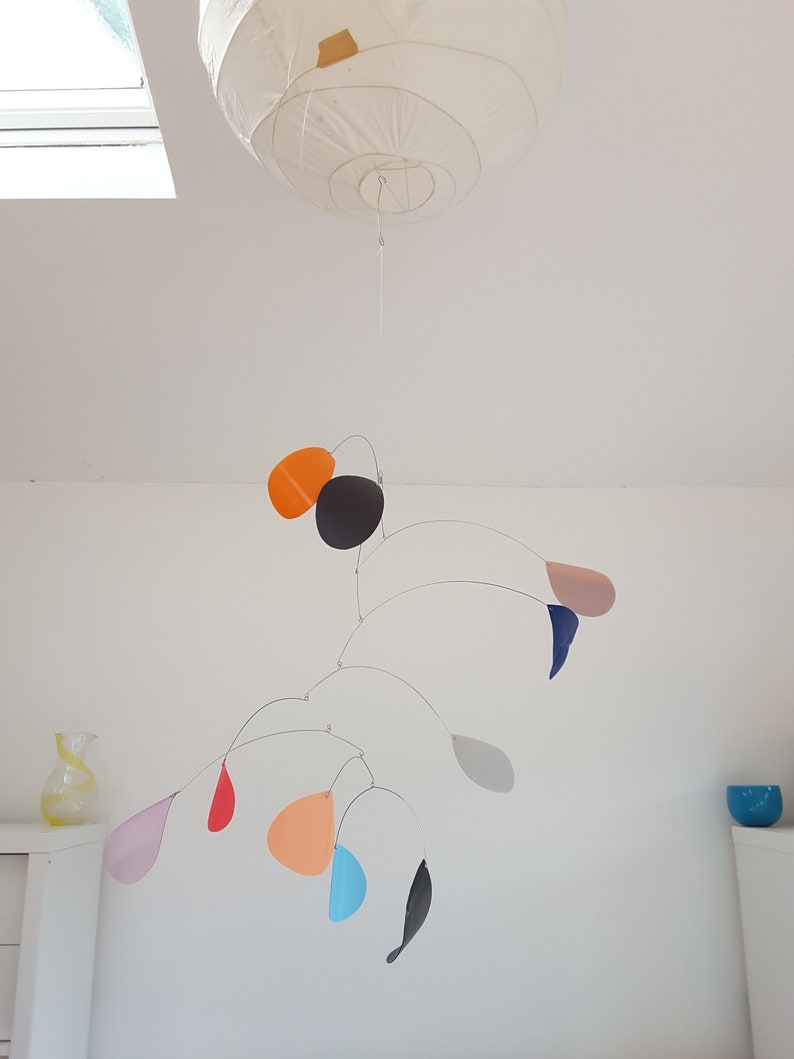 Modern Bold Colours Hanging Mobile. Handmade by Becky Crawford From ...