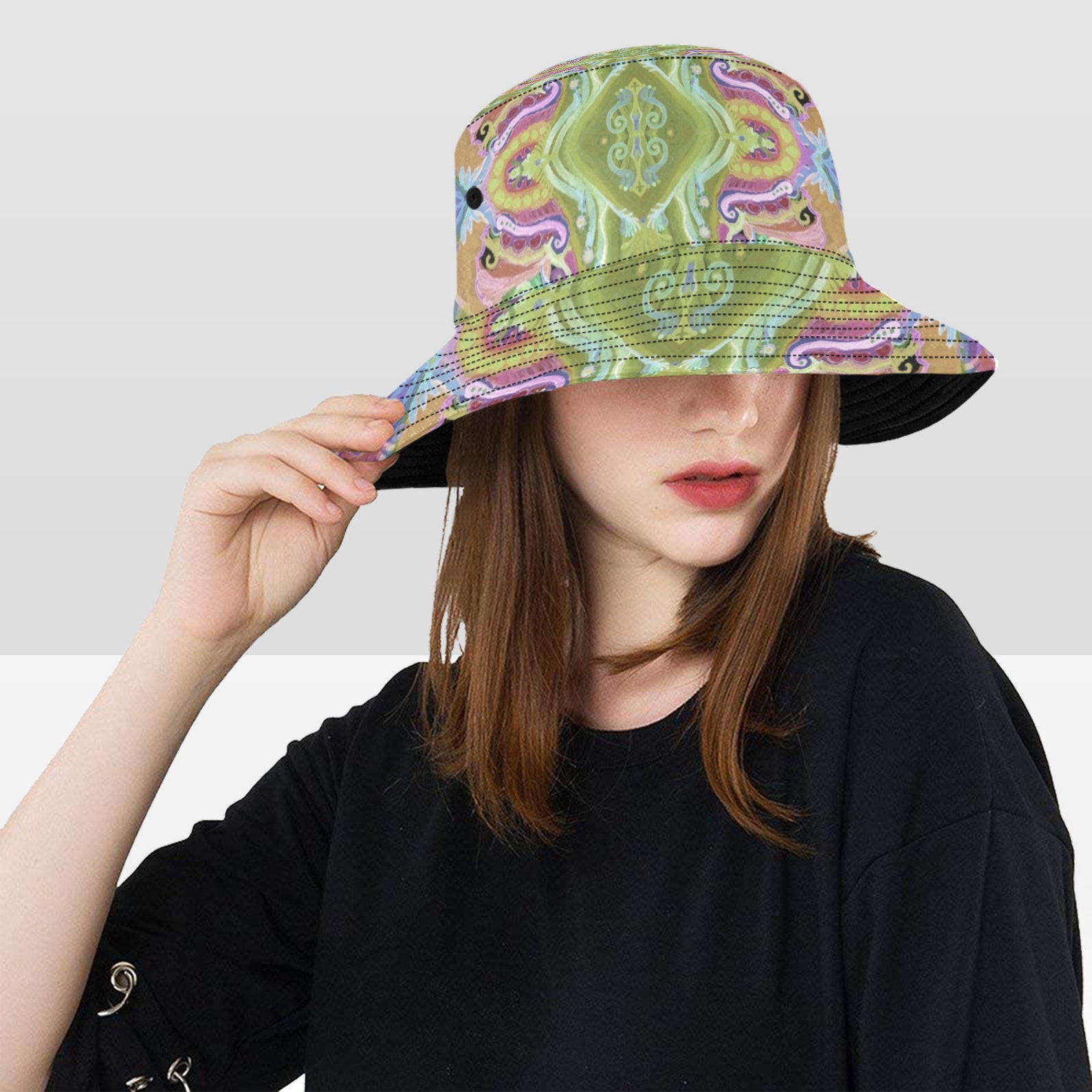 Summer Bucket Hat Unisex-men and Women-sun Hat-rain - Etsy