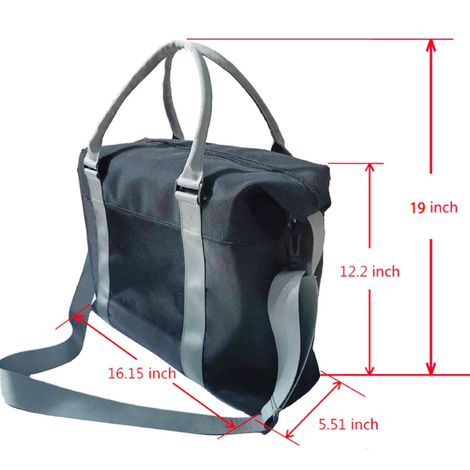 Large capacity duffle bag-nylon 3 inner pockets-2 outer | Etsy