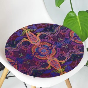 Artistic Design for Round or Square Seat Cushion Memory Foam Padding ...