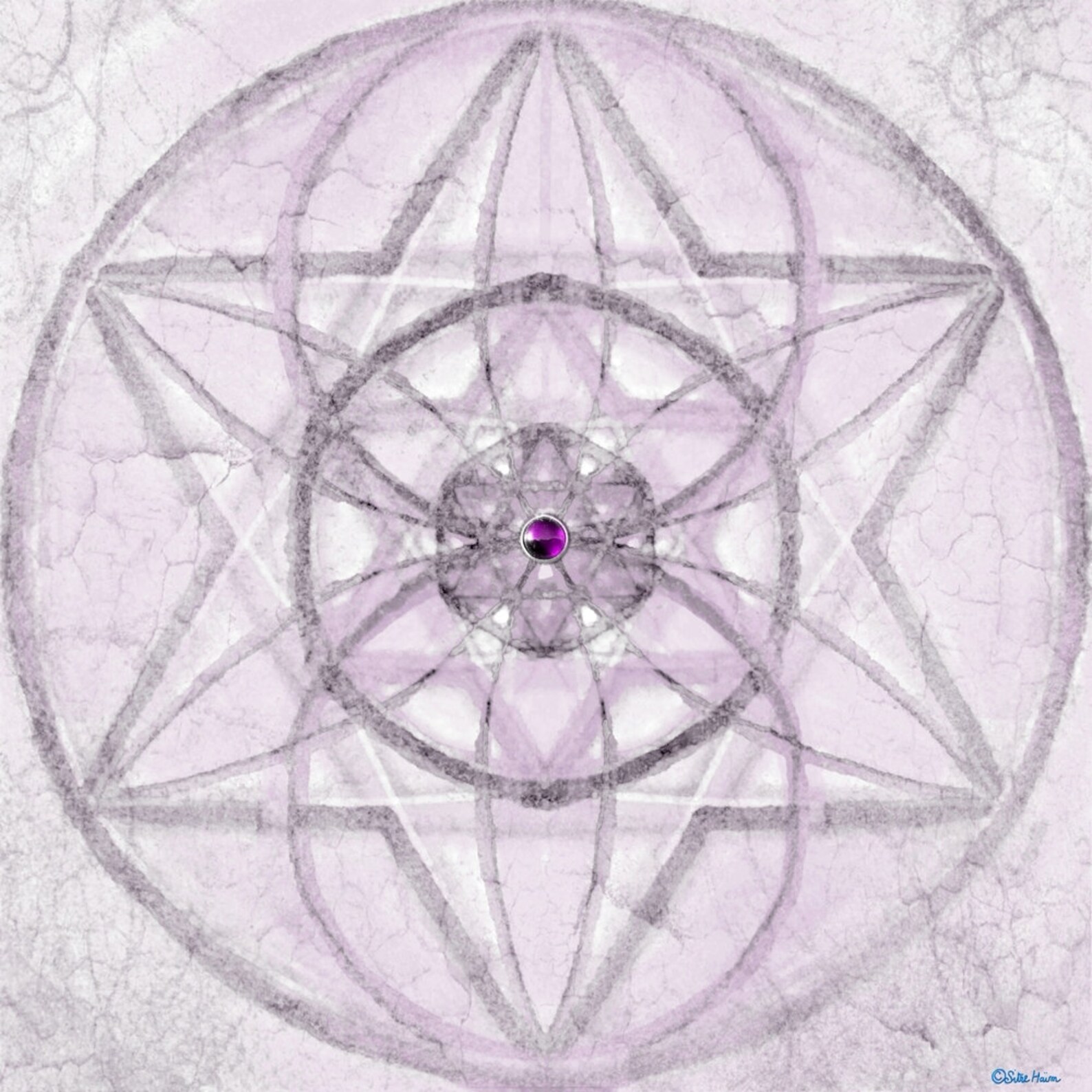 Kabbalistic Protection Symbol-sitre Chaim Collection Blue | Etsy