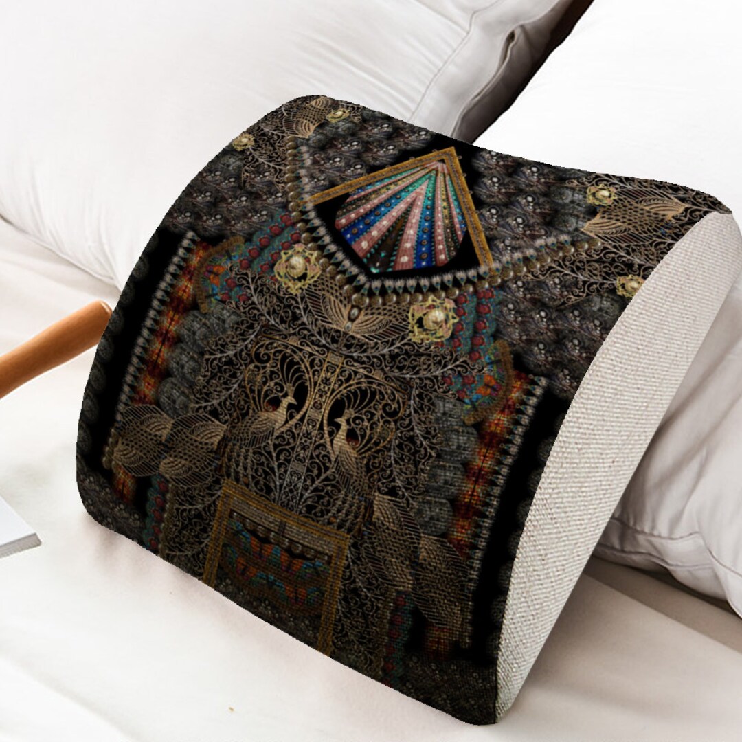 Memory Foam Lumbar Support Back Cushion Pillow, Soft, Comfortable and ...
