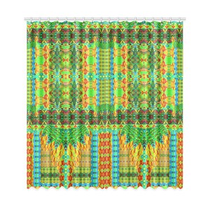 Artistic Assorted Curtains Bright Colors Handpainted Design - Etsy