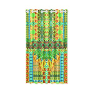 Artistic Assorted Curtains Bright Colors Handpainted Design - Etsy