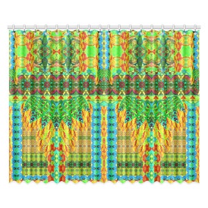 Artistic Assorted Curtains Bright Colors Handpainted Design - Etsy