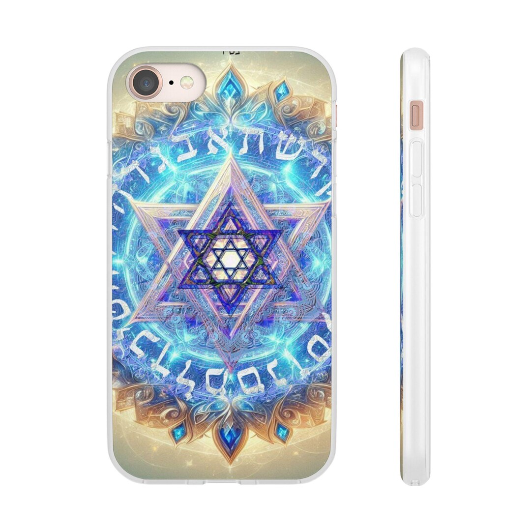 Maguen David Slim Flexi Phone Case - Clear TPU Material, Wireless ...