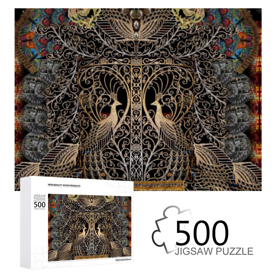 Rectangle Jigsaw Puzzle Wooden Puzzle (500 Pieces) - Etsy