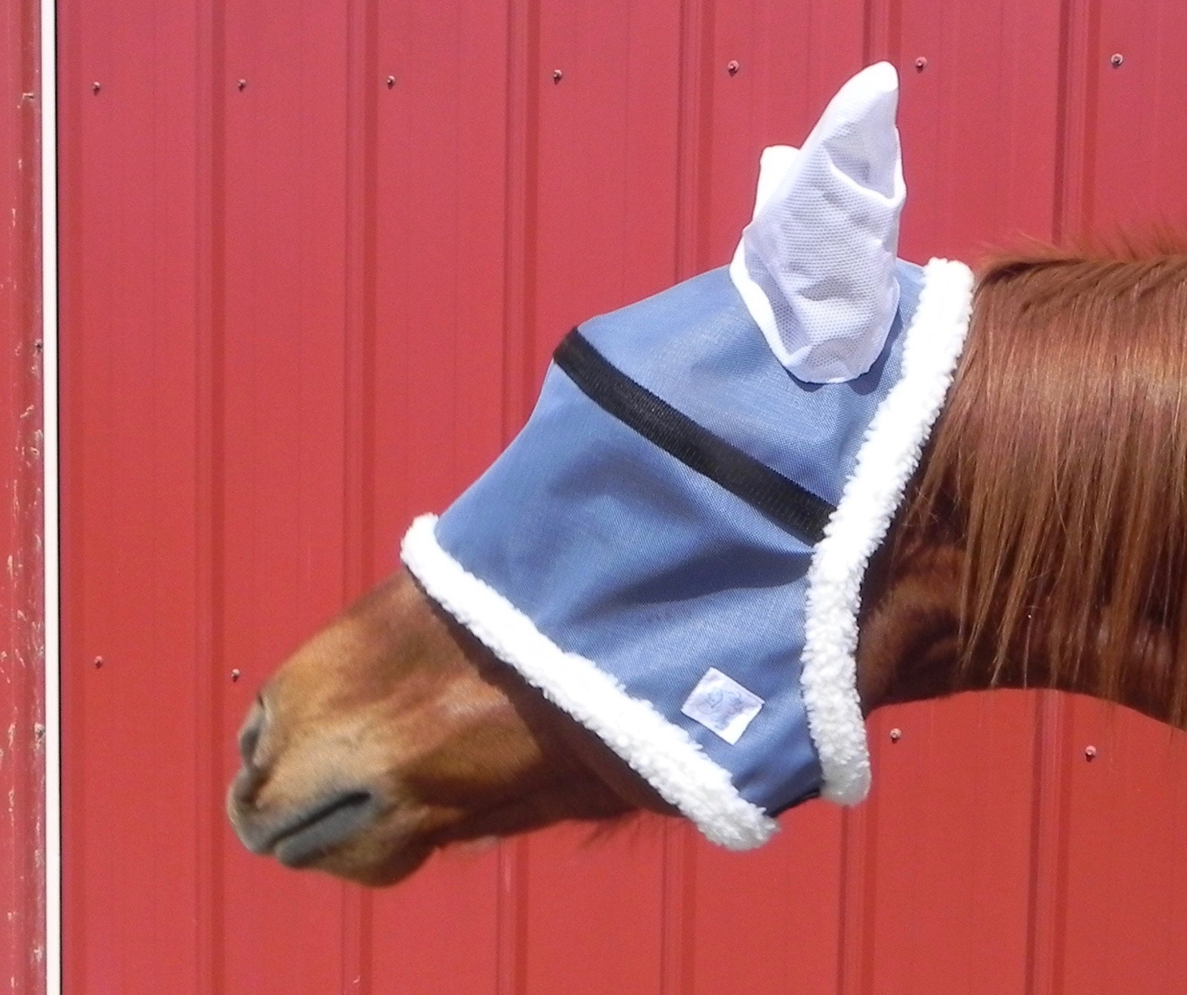 High Brow Eye Protection Shade With Sheepskin and Ears - Etsy