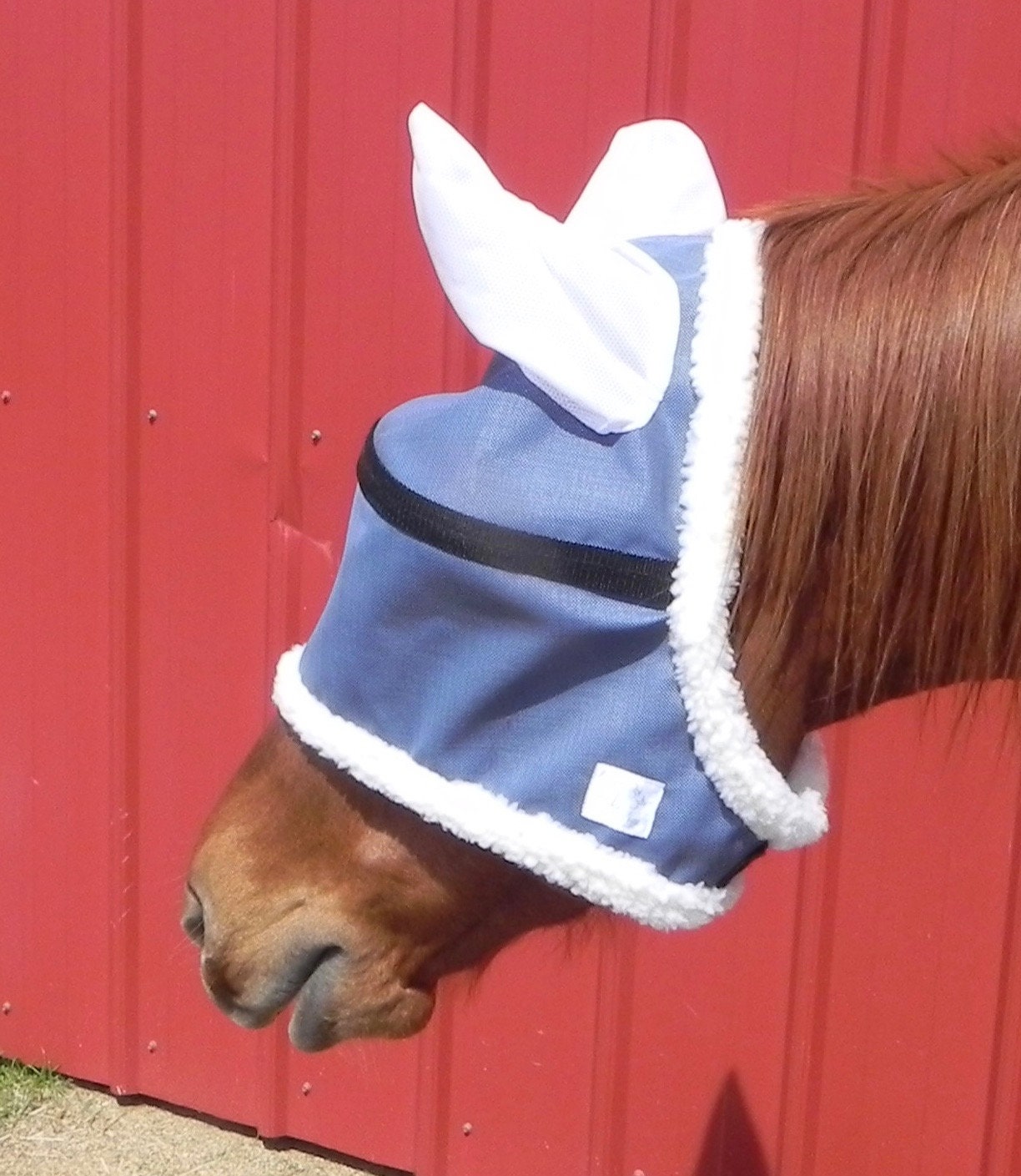 High Brow Eye Protection Shade With Sheepskin and Ears - Etsy